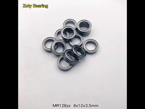 MR128ZZ Mini Ball Bearing 8x12x3.5 Sealed L1280 ZZ MR 128 radial Bearing for Lab Handpieces