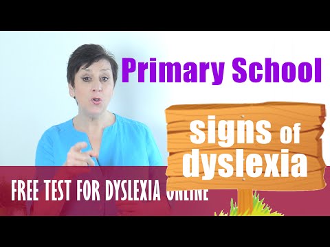 Signs of DYSLEXIA in Primary School Kids - FREE ONLINE TEST - Symptoms
