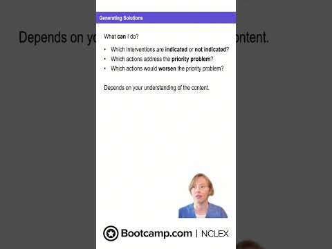 Generating Solutions for NCLEX® Case Study Questions