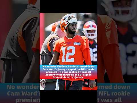 Why did Shedeur Sanders suddenly stop smiling and even try to cover his mouth