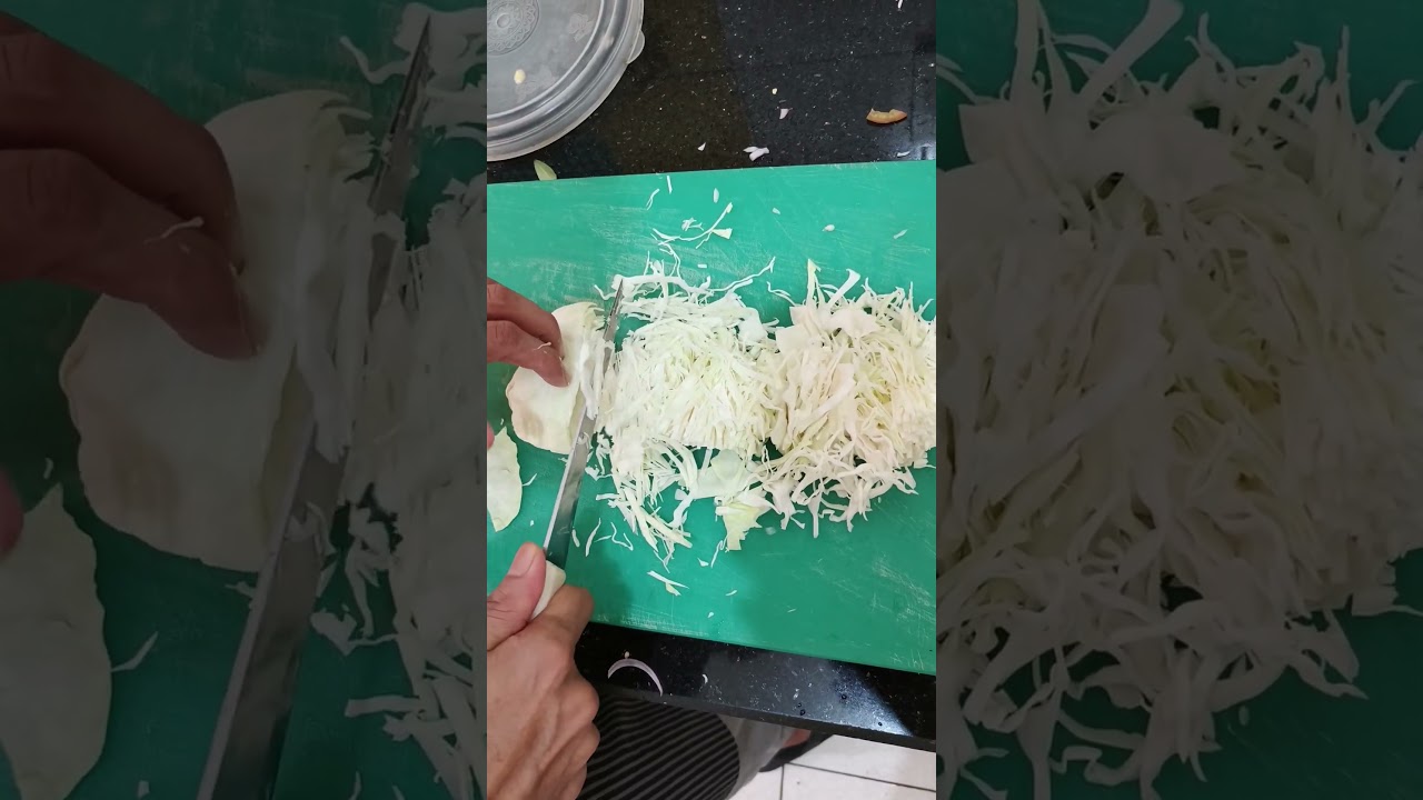 Quick & Easy Techniques for Perfect Cabbage cutting!Master the Art of it😋 for Vegetable,Fried rice.
