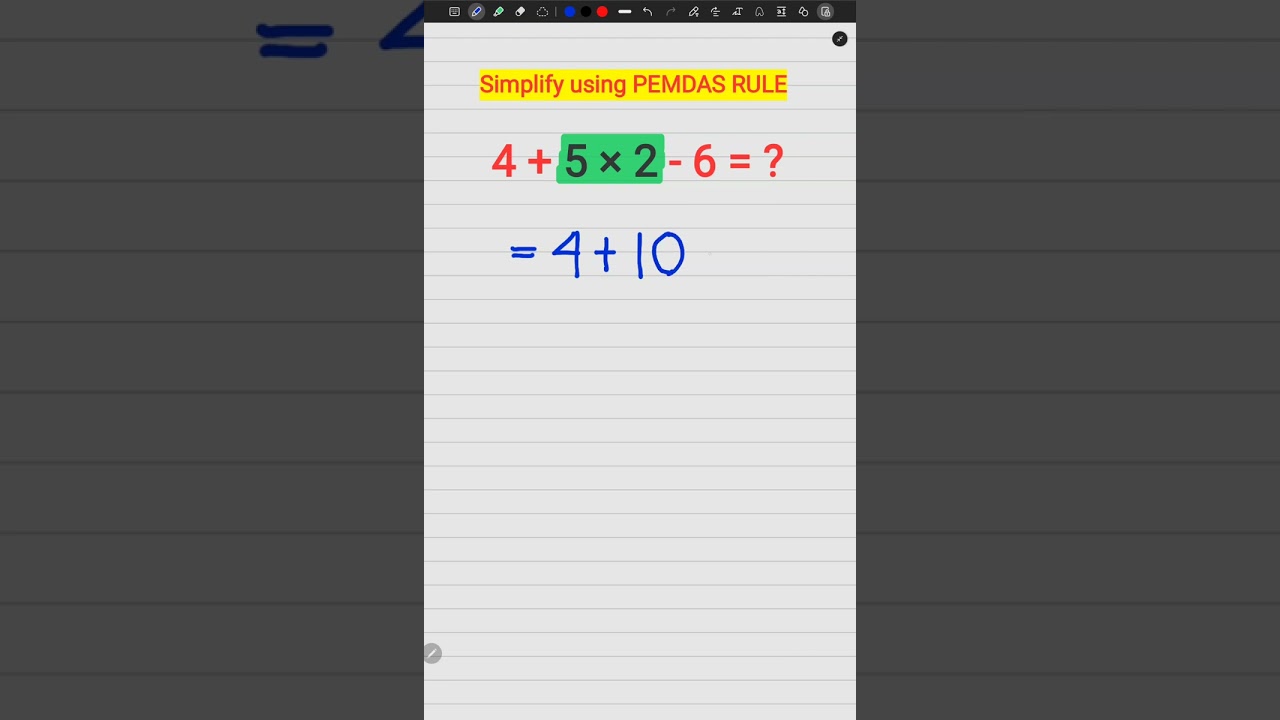 SIMPLIFY USING PEMDAS RULE (@1001MathReviewerandTutorial)