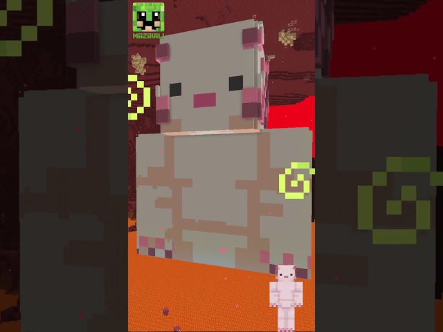 Minecraft Axolotl Skin Statue Free 120 Height Minecraft Map