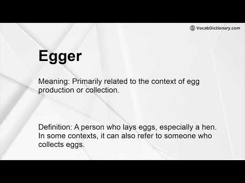 Egger Meaning