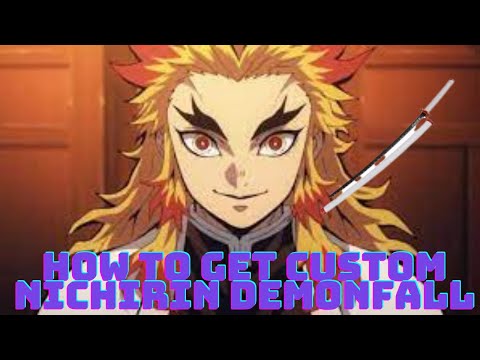 How to get your custom Nichirin sword DemonFall guide(Crystall essense,key,collar,and horn)
