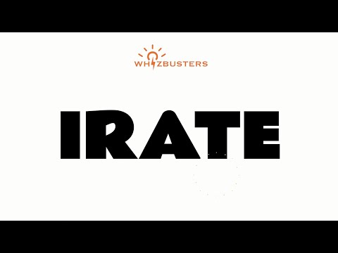 IRATE (adjective) Meaning, Pronunciation and Examples in Sentences | GRE GMAT LSAT SAT ESL TOEIC