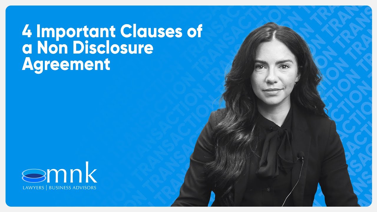4 Important Clauses of a Non Disclosure Agreement | MNK Law (114)
