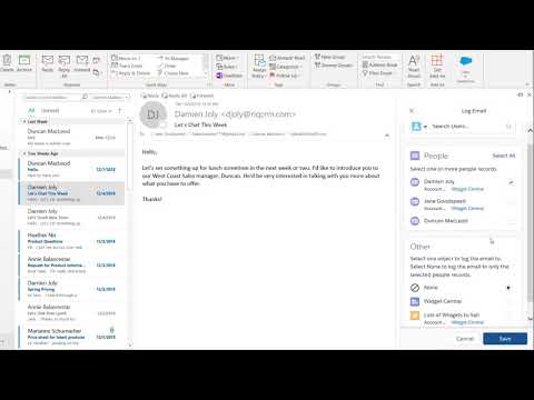 Outlook & New Salesforce Integration