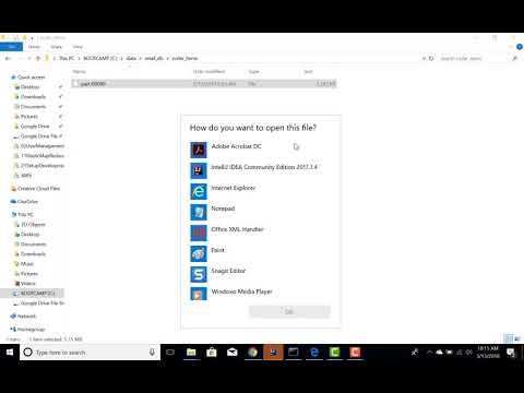 Setup Data sets