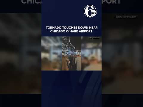 Tornado touches down near Chicago’s O’Hare airport