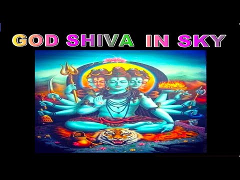LORD SHIVA APPEARS IN SKY
