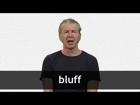 BLUFF - Definition & Translations | Collins English Dictionary