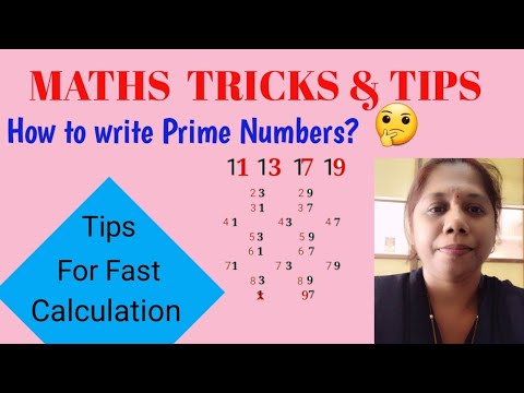 How to find Prime Numbers between 10 to 100 | Trick to find Prime Numbers below 100.