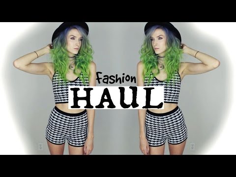 Huge Freakin Haul + Try On | F21, Dolls Kill, Shein, American Apparel