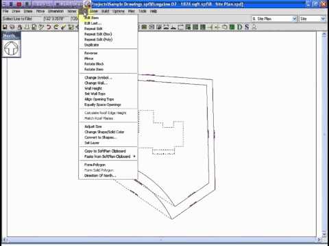 SoftPlan: Inputting Site Plan Co-Ordinates
