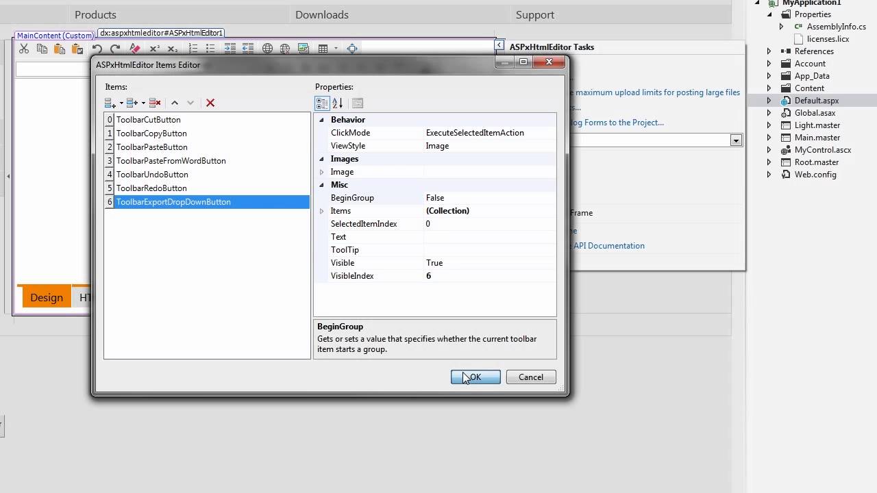 DevExpress ASP.NET: Getting Started with the ASPxHTMLEditor