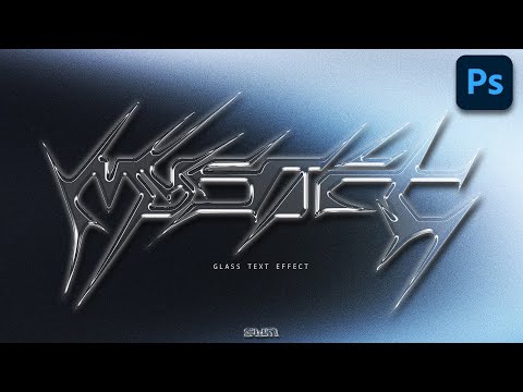 Glass Text Effect Tutorial
