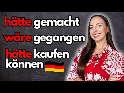 KONJUNKTIV II super einfach erklärt👌🏻 (Deutsch lernen | Grammatik | B1 | B2 | C1)