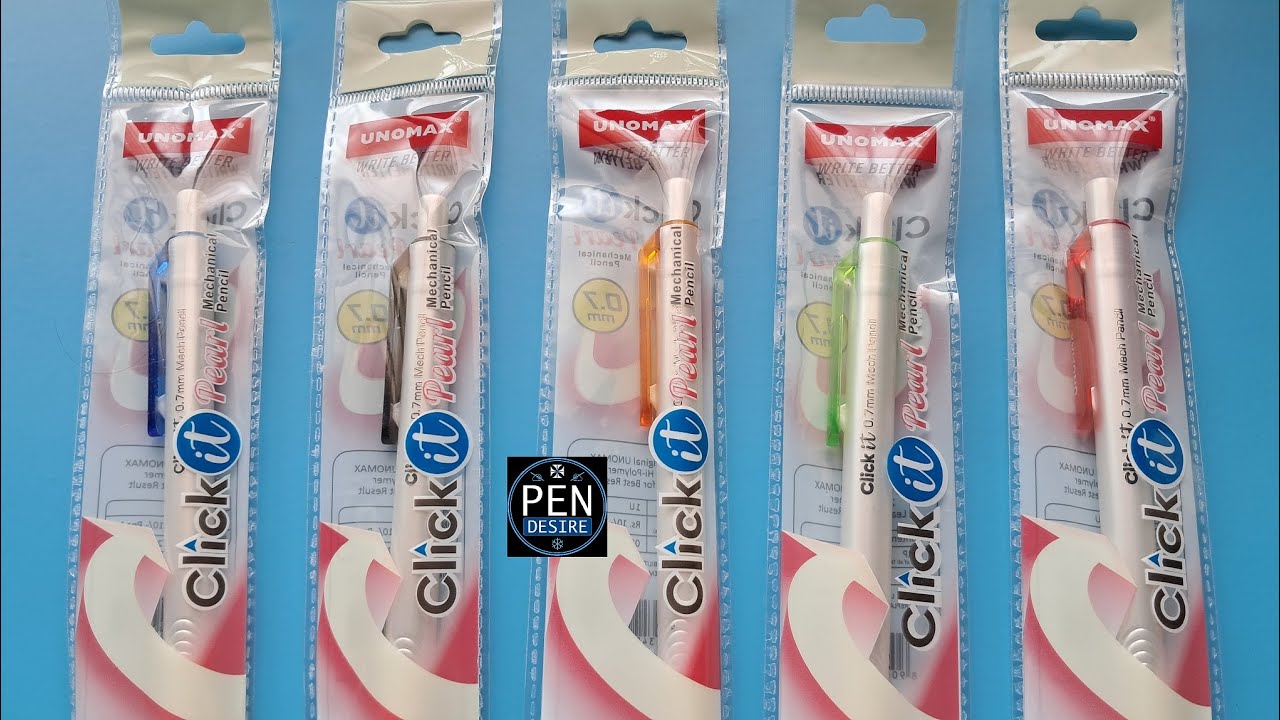 Unomax Click it  Pearl 0.7 Mechanical Pencil - Newly Launched 10 Rs 0.7 mm Mechanical Pencil
