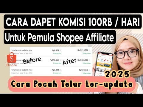 COMMISSION 100K FOR BEGINNERS ❗ HOW TO BREAK EGGS IN SHOPEE AFFILIATE 2025 #shopeeaffiliateprogram