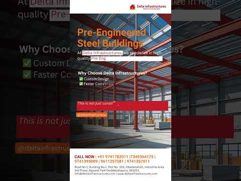 Pre-Engineered Steel Buildings #construction #steelbuilding #constructions #steelconstruction