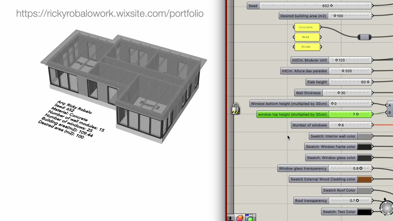 Grasshopper Parametric House
