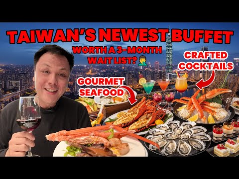 Taiwan's Hottest Buffet: Unlimited Drinks, Fresh Seafood & More! (3-Month Wait!) @ Island Buffet