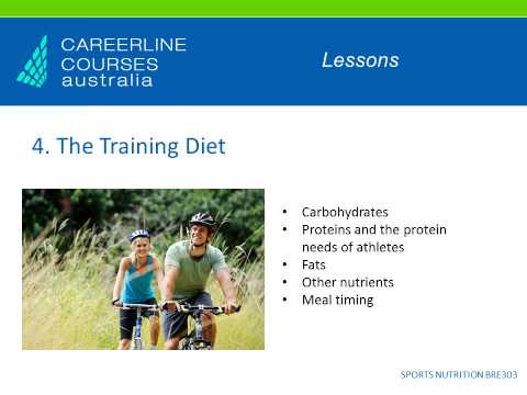 Sports Nutrition Classes - Careerline Australia