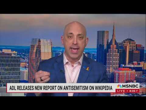 ADL CEO joins MSNBC’s Morning Joe to discuss Wikipedia’s Anti-Jewish and Anti-Israel bias