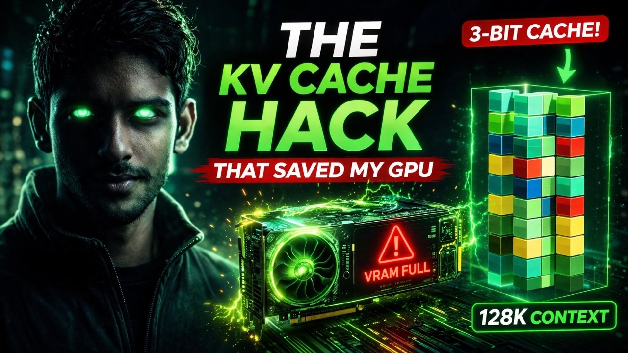 The KV Cache Hack That Saved My GPU (TurboQuant Explained)