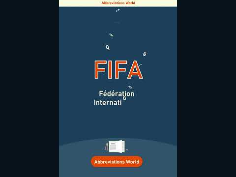 FIFA Abbreviation stands for, FIFA Abbreviation Full Form, What does FIFA mean