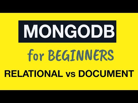 Learn MongoDB Tutorial for Absolute Beginners 02 Relational vs Document Databases - Mind Luster