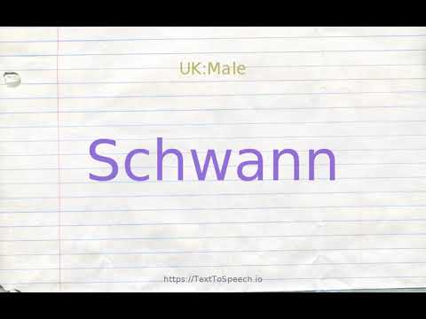 How to pronounce schwann