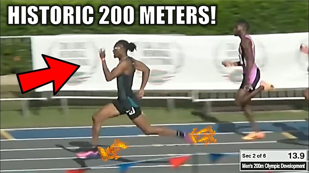 World's Fastest Teenager Makes 200 Meter History!