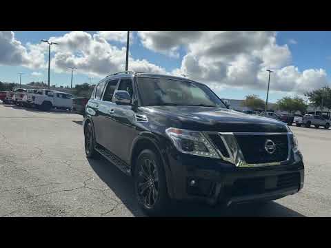 2019 Nissan Armada Platinum SUV Black