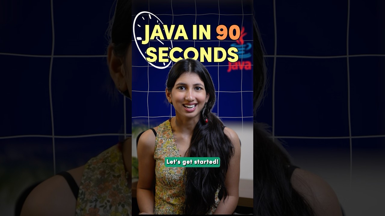 Java Basics in Just 90 Seconds, Everything You Need to Know! #coding #shorts