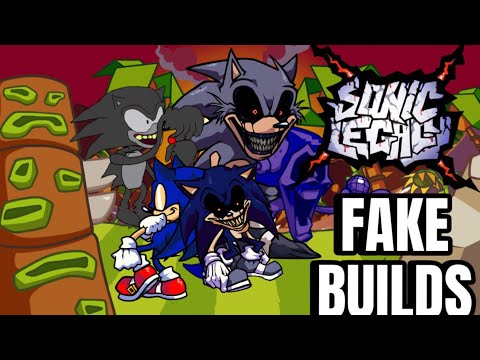 FNF SONIC LEGACY FAKE BUILDS (BATMAN SONIC BUILD + EXEHATER BUILD, Download in comments!)