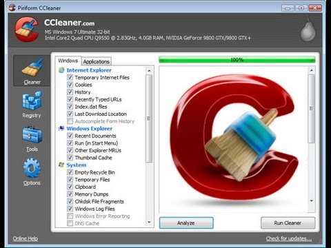How to Download, Install and Use Ccleaner ( to clean potentially unwanted files )