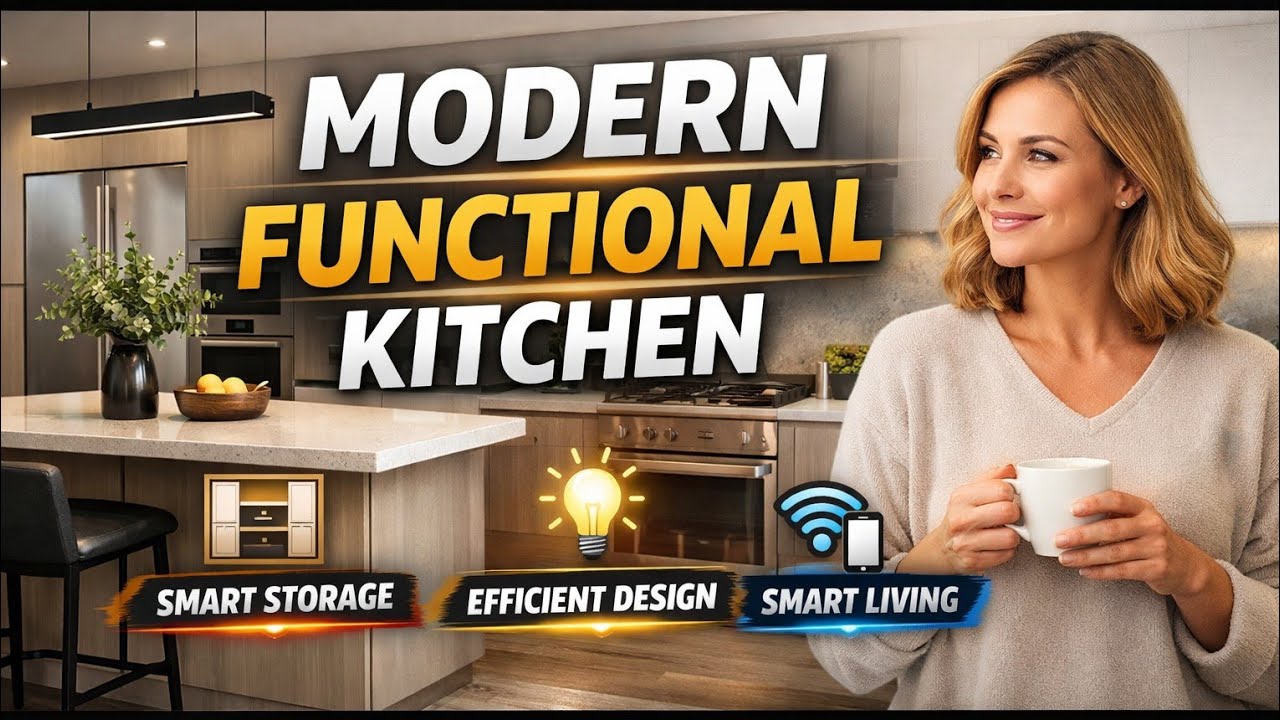 Modern Functional Kitchen Design Ideas | Smart, Minimal & Stylish Kitchen Inspiration