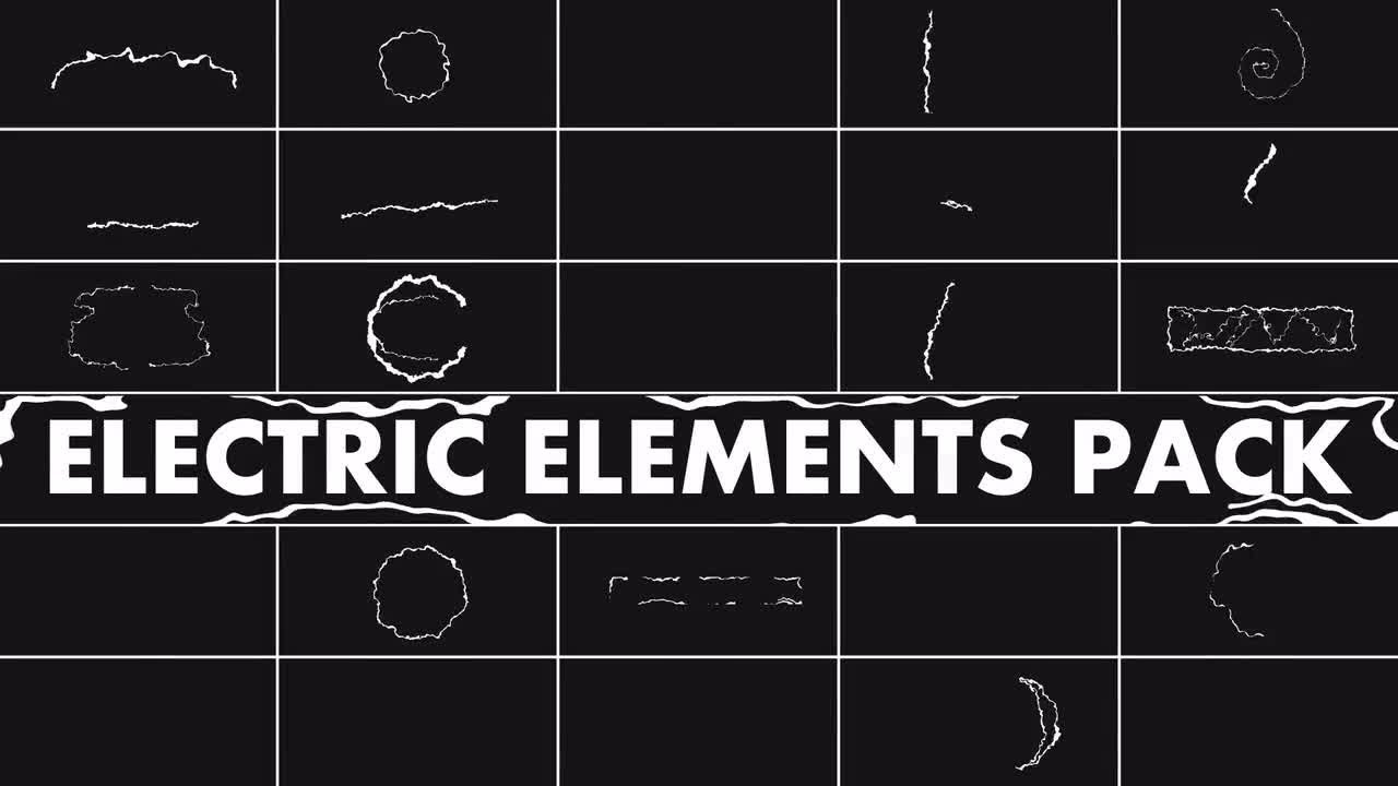 Electric Elements Pack Motion Graphics