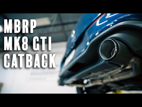 MBRP Street Profile MK8 GTI Catback exhaust comparison // BMP Tuning