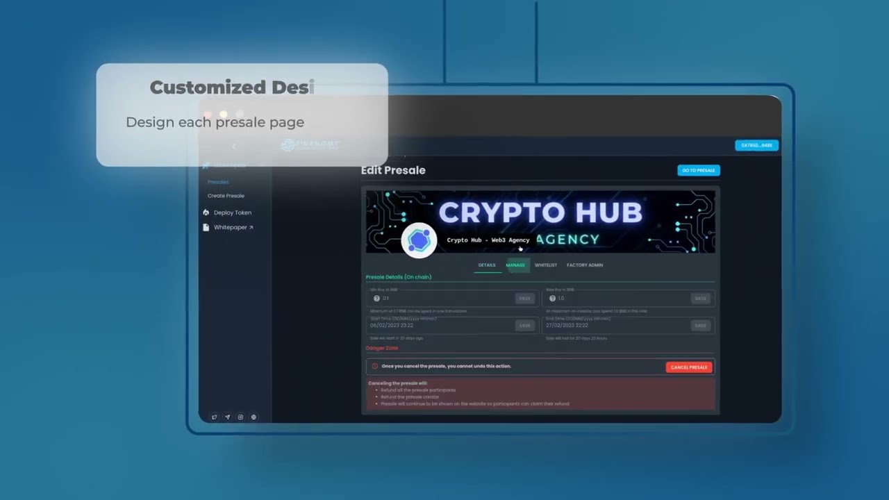 Crypto Hub - Decentralized Launchpad