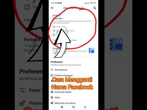 Cara ganti nama Facebook terbaru #shorts