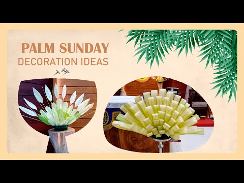 Palm sunday decorations I Decoration for palm sunday