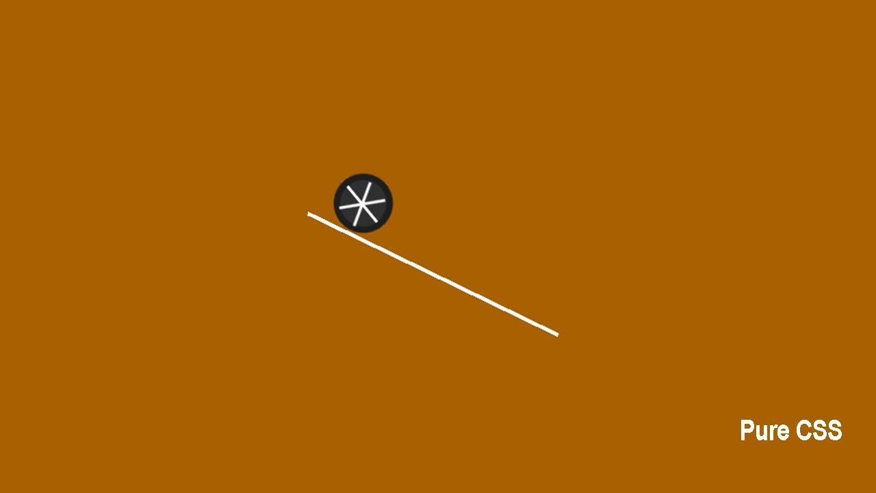 How to Make Rolling Tire Animation with Pure CSS Code?