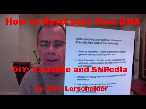 Understand Your Own DNA Gene Code: How to get and read 23andMe data : Apo(e) example