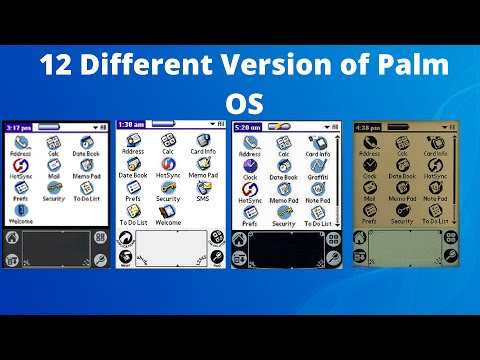 12 Different Version of Palm OS