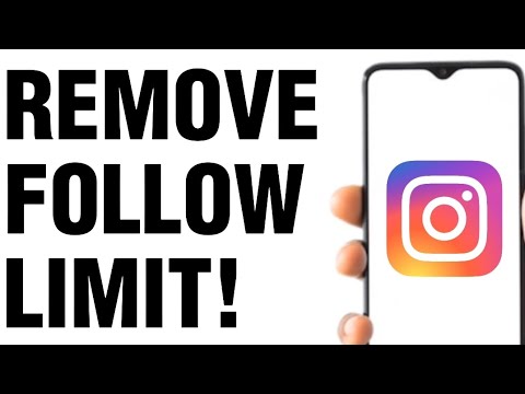 NEW! REMOVE INSTAGRAM FOLLOW LIMIT 2025!