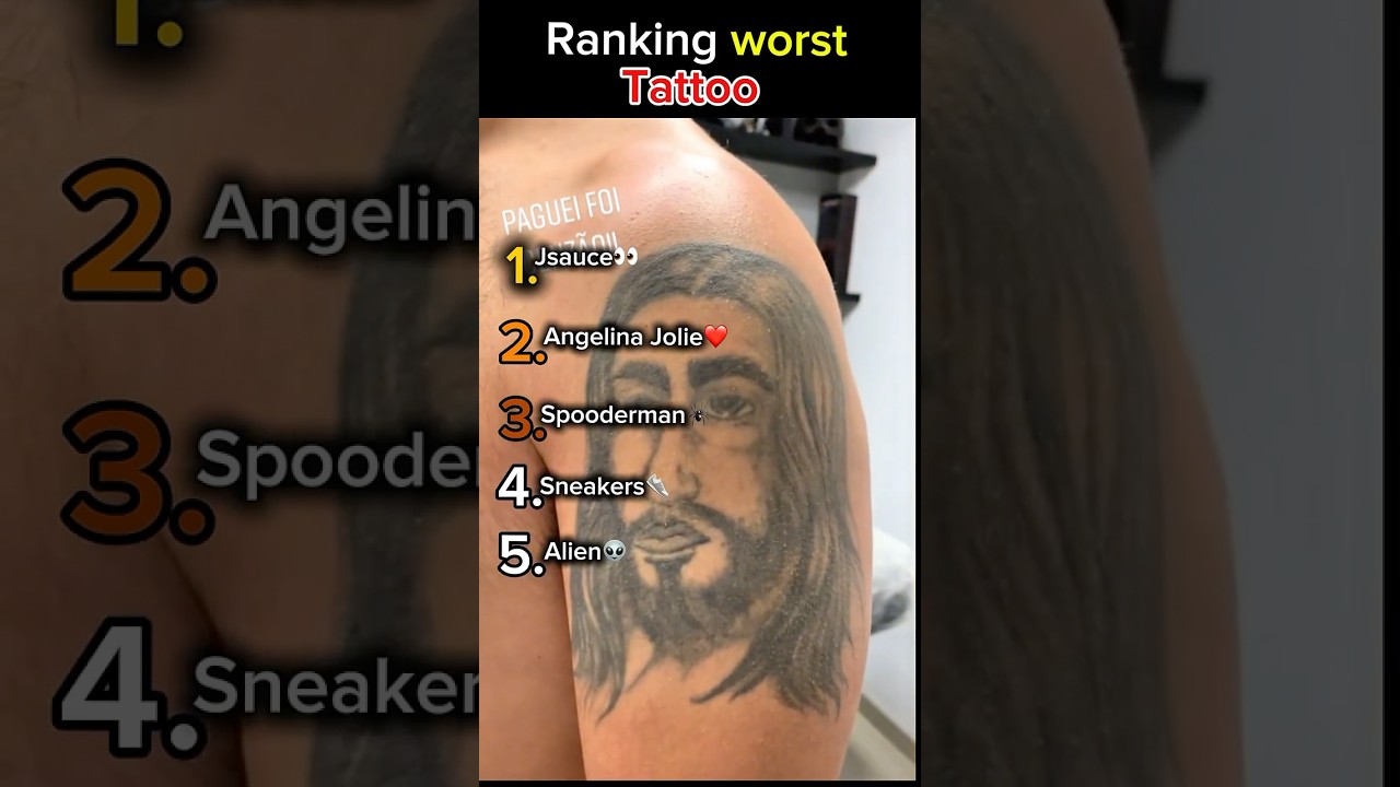 Ranking the worst tattoo💀💀 #ranking #funny #memes