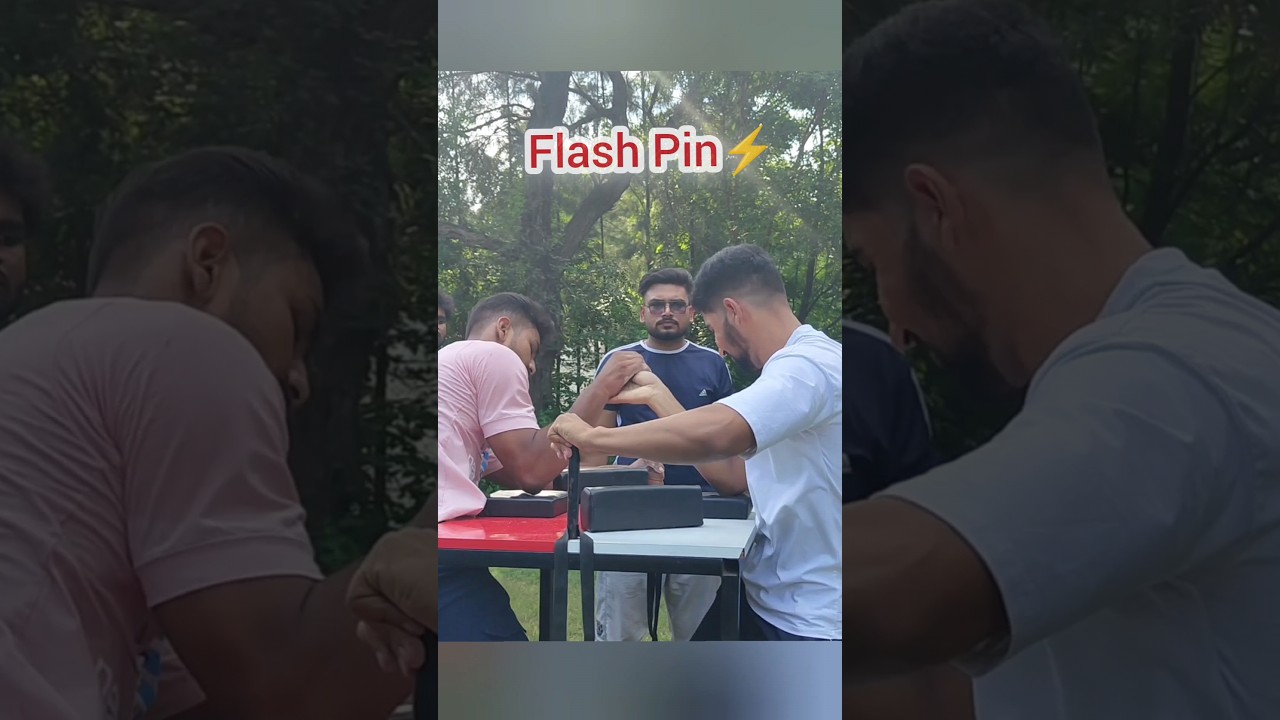 Flash Pin ⚡ Technique in Arm Wrestling | Arm Wrestling Tricks #armwrestling #shorts #viral